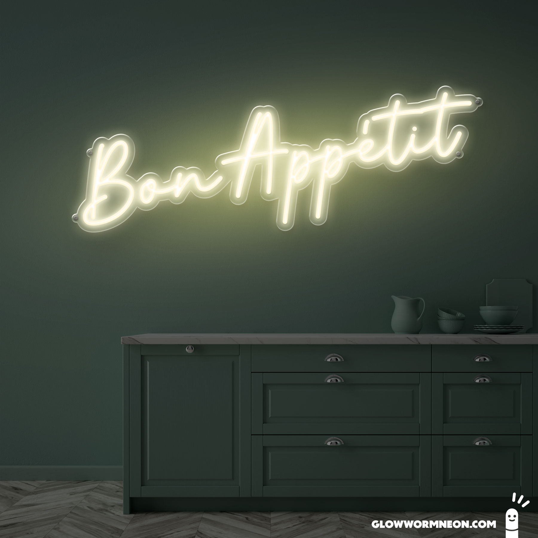 Bon Appétit Neon Sign | Glowworm Neon
