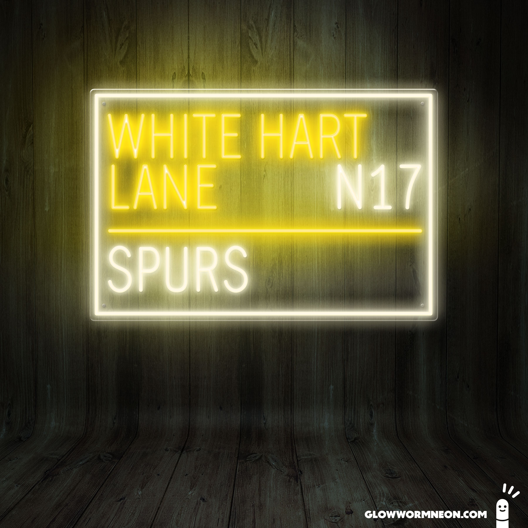 Tottenham Hotspur Football Club Street Sign Neon Sign | Glowworm Neon